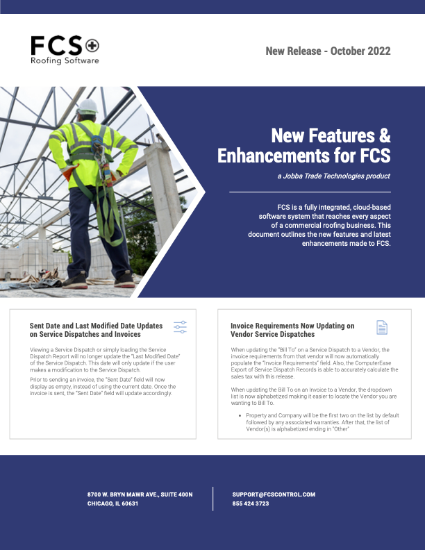 FCS Release Notes (October 19th, 2022) – FCS Support Center