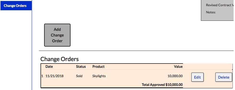 Adding A Change Order In AIA Billing – FCS Support Center